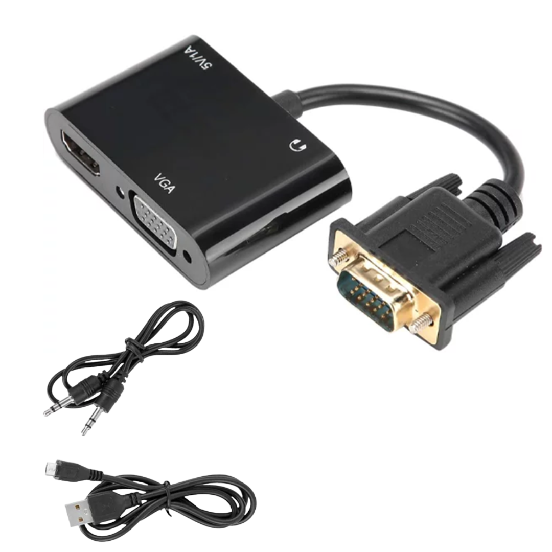 CONVERSOR VGA MACHO A HDMI / VGA – FERTEC