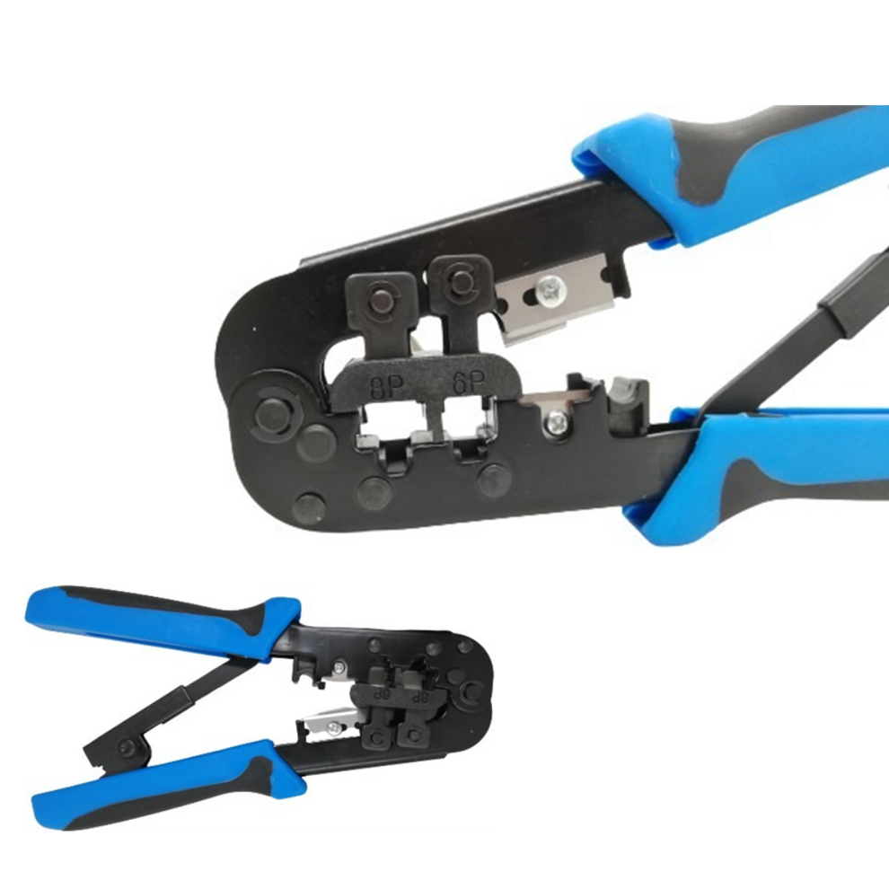 PINZA CRIMPADORA RJ11/RJ45 AZUL JZ-70030 – FERTEC