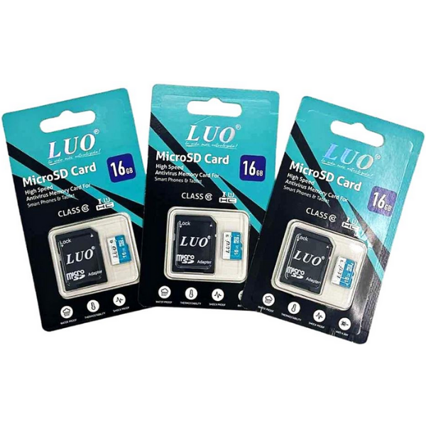 MEMORY CARD LUO CAT.10 DE 16 / 32 / 64 / 128 GB – FERTEC